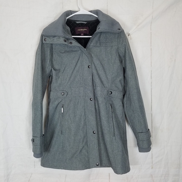 Johnston & Murphy | Jackets & Coats | Johnson Murphy Gray Hooded Jacket ...